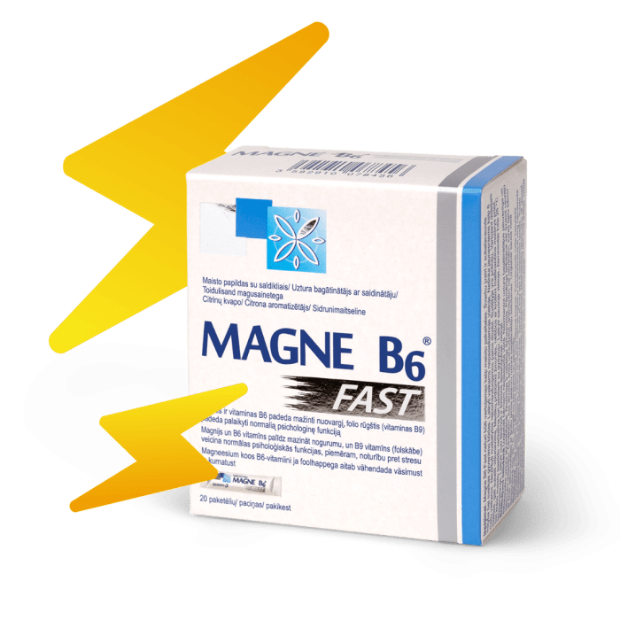 MAGNE B6 FAST GRAANULID N20 | BENU Veebiapteek
