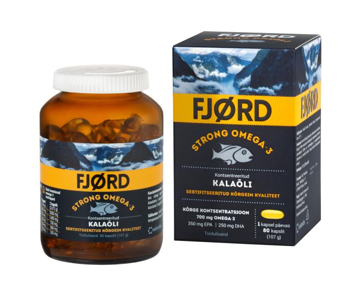 FJORD STRONG OMEGA-3 KALAÕLI KAPSLID N80 | BENU Veeb ...